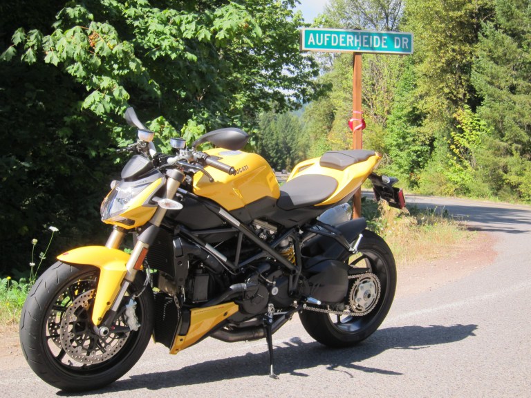 The Ducati at the Aufderheide Drive | I'd rather be riding…
