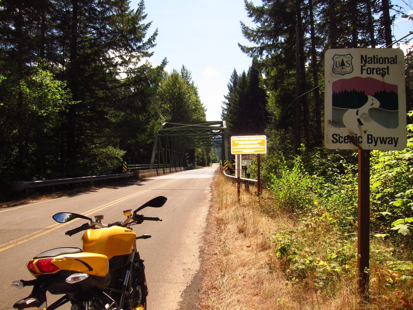 The Ducati at the Aufderheide Drive | I'd rather be riding…